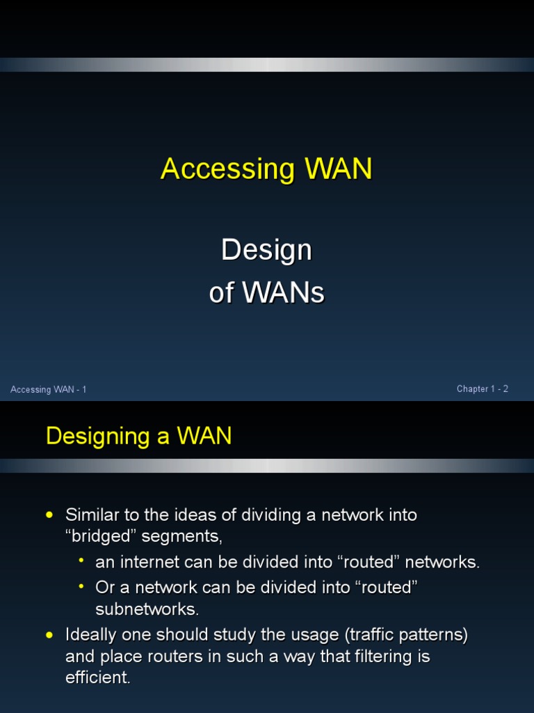 WAN Design and Router Functions | PDF | Router (Computing) | Network Switch