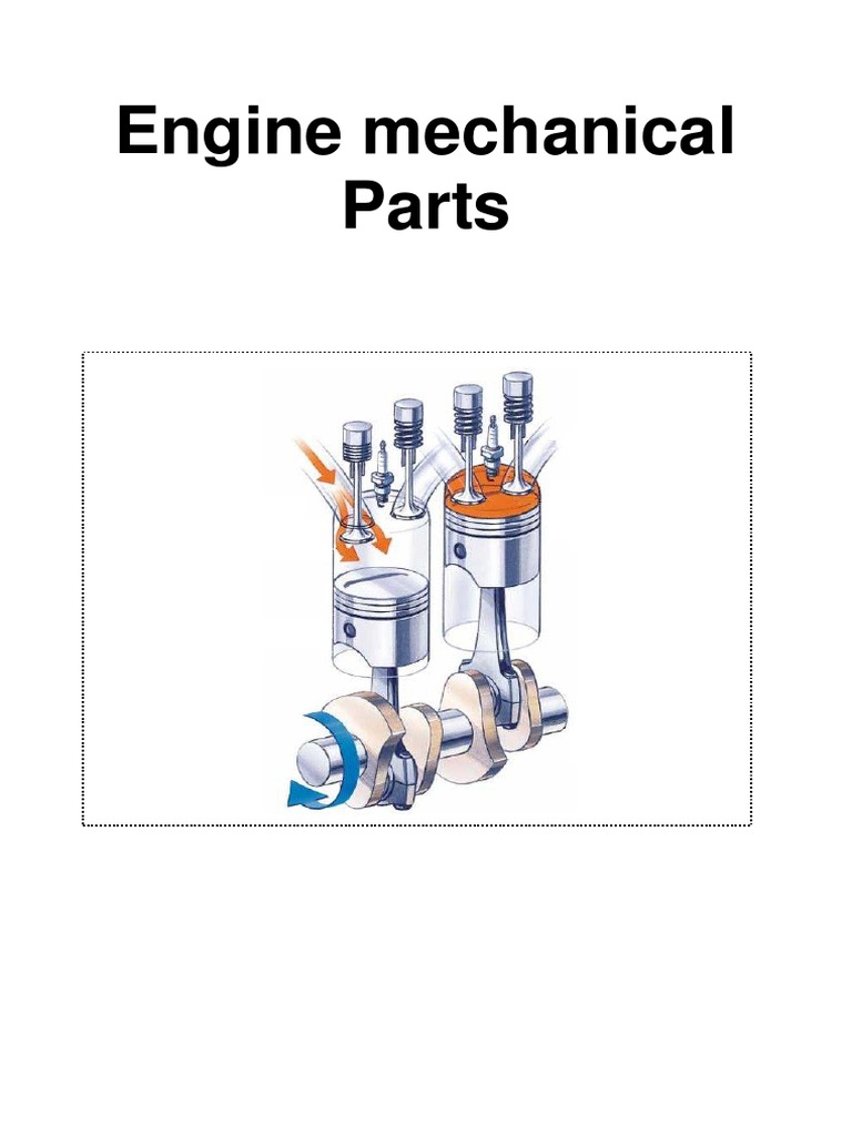 Engine Mechanical Textbook | PDF | Internal Combustion Engine | Piston