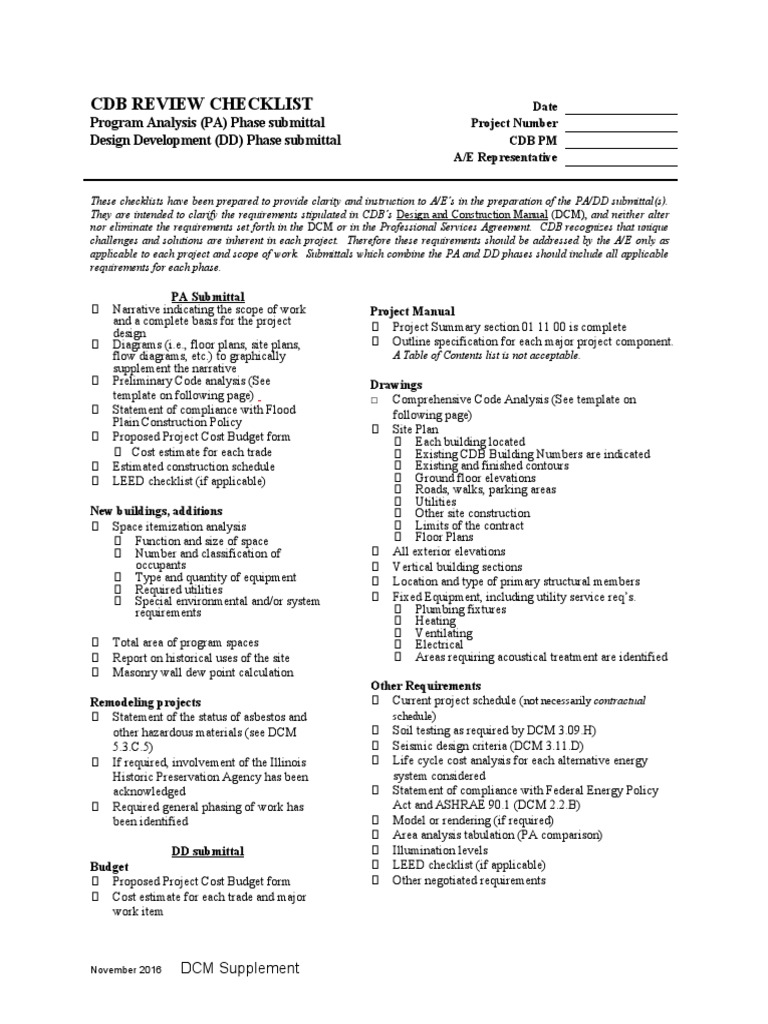 AE Checklist PA-DD | PDF | Wall | Elevator