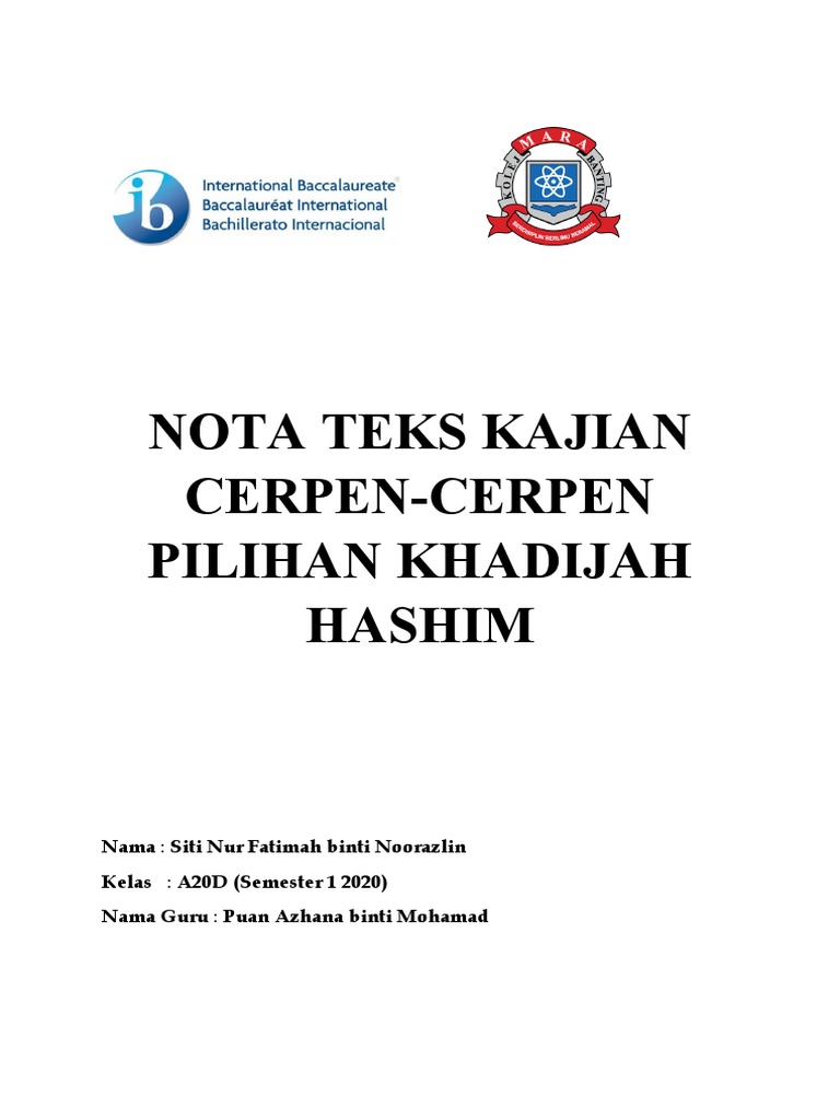 Portfolio Nota Cerpen Official | PDF