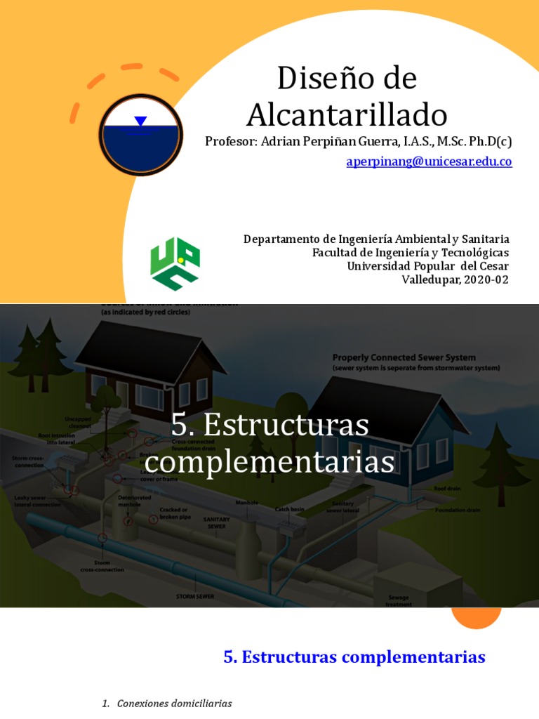 Curso Diseño de Alcantarillado Clase 27 de Noviembre | PDF | Alcantarillado | Precipitación