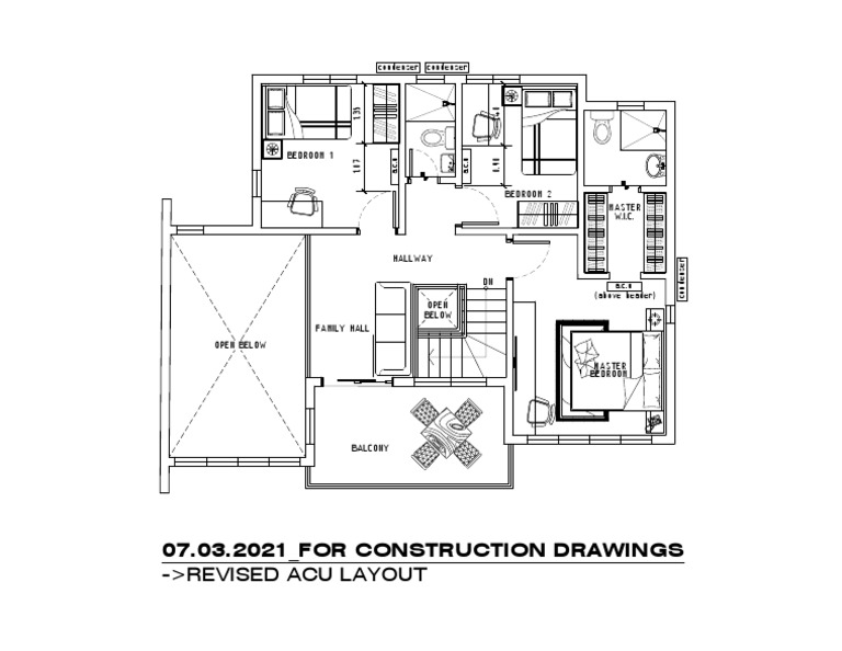 07.03.2021 - For Construction Drawings: - Revised Acu Layout | PDF