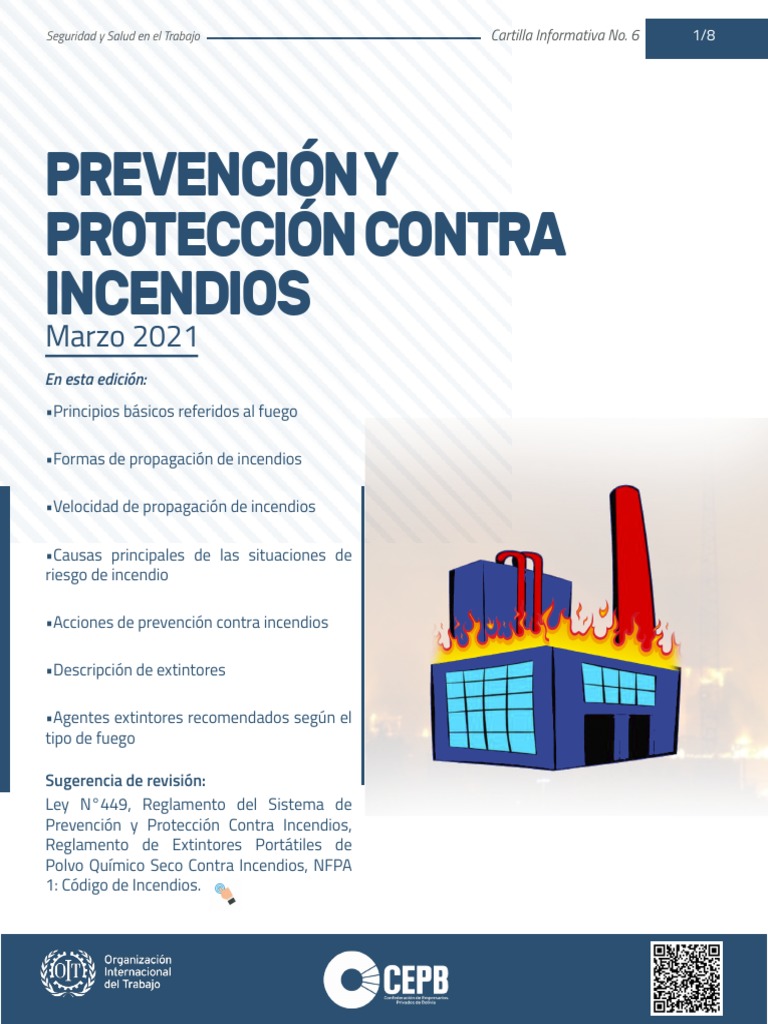 6 Prevencion y Proteccion Contra Incendios | PDF | Agente oxidante | Calor