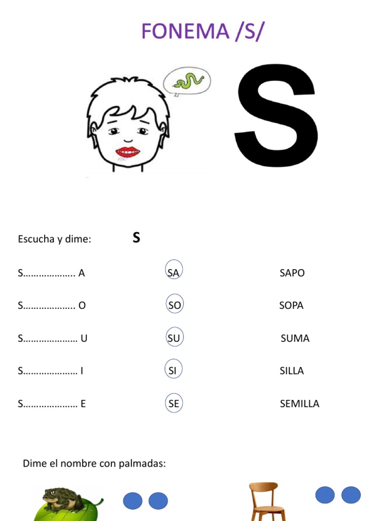Fonema S | PDF