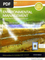 Cambridge IGCSE Environmental Management Coursebook | PDF