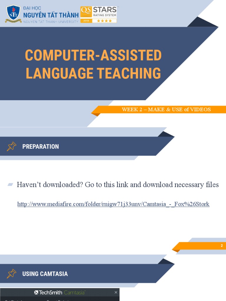 CALT - Week 2 - Video Editing With Camtasia | PDF | Cursor (User Interface) | Software Engineering