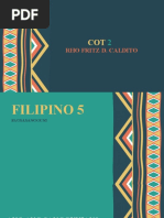 Activity Sheets in Fil 6 Q 1 w4 | PDF