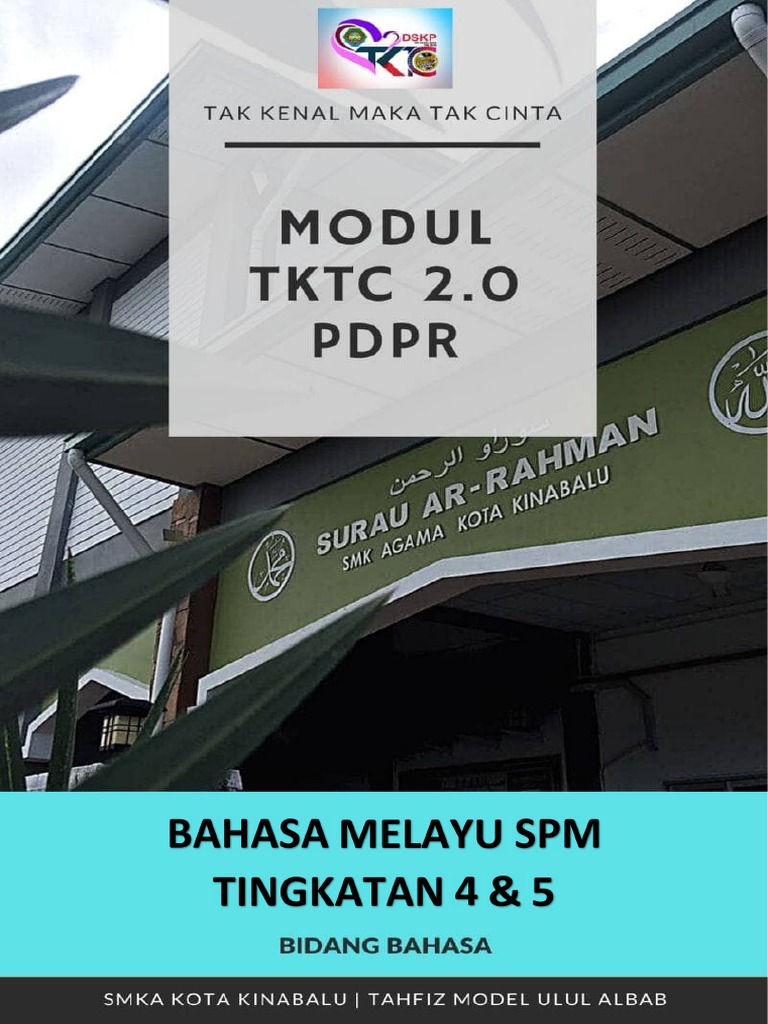 MODUL PDPR Bahasa Melayu T4T5 | PDF