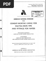 Awwa D100 | PDF