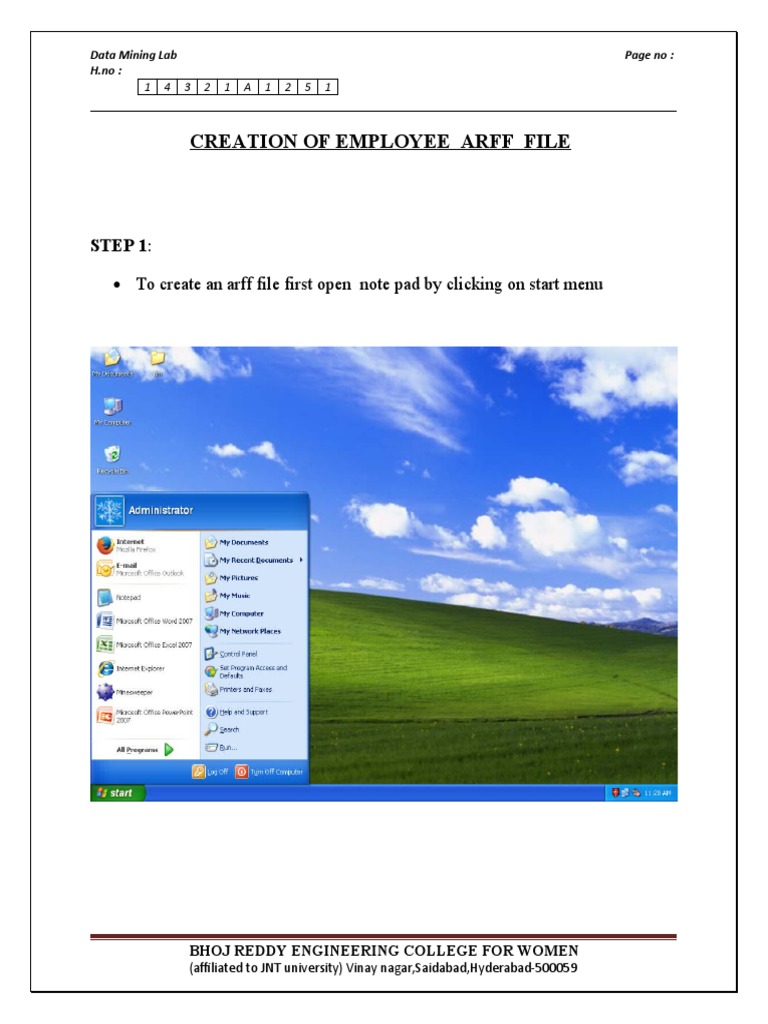 Creating Employee ARFF File in WEKA | PDF | Computer Science ...