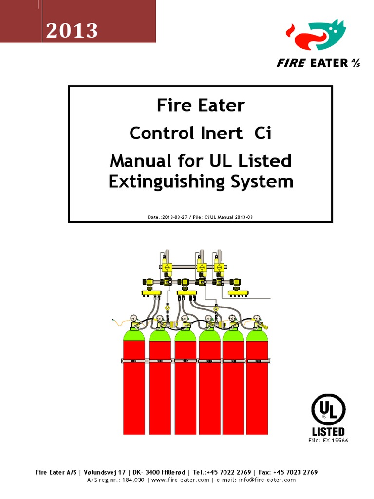 Fire Eater Manual Updated | PDF | Pipe (Fluid Conveyance) | Valve