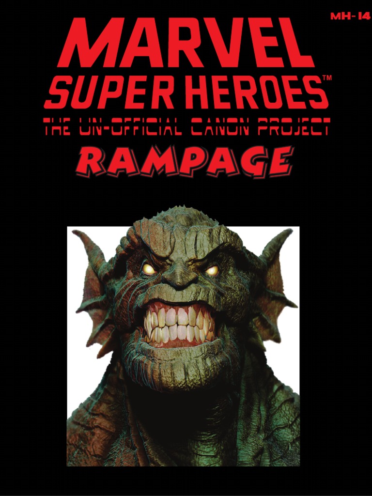 MH14 - Rampage | PDF | Marvel Comics Characters | Nature