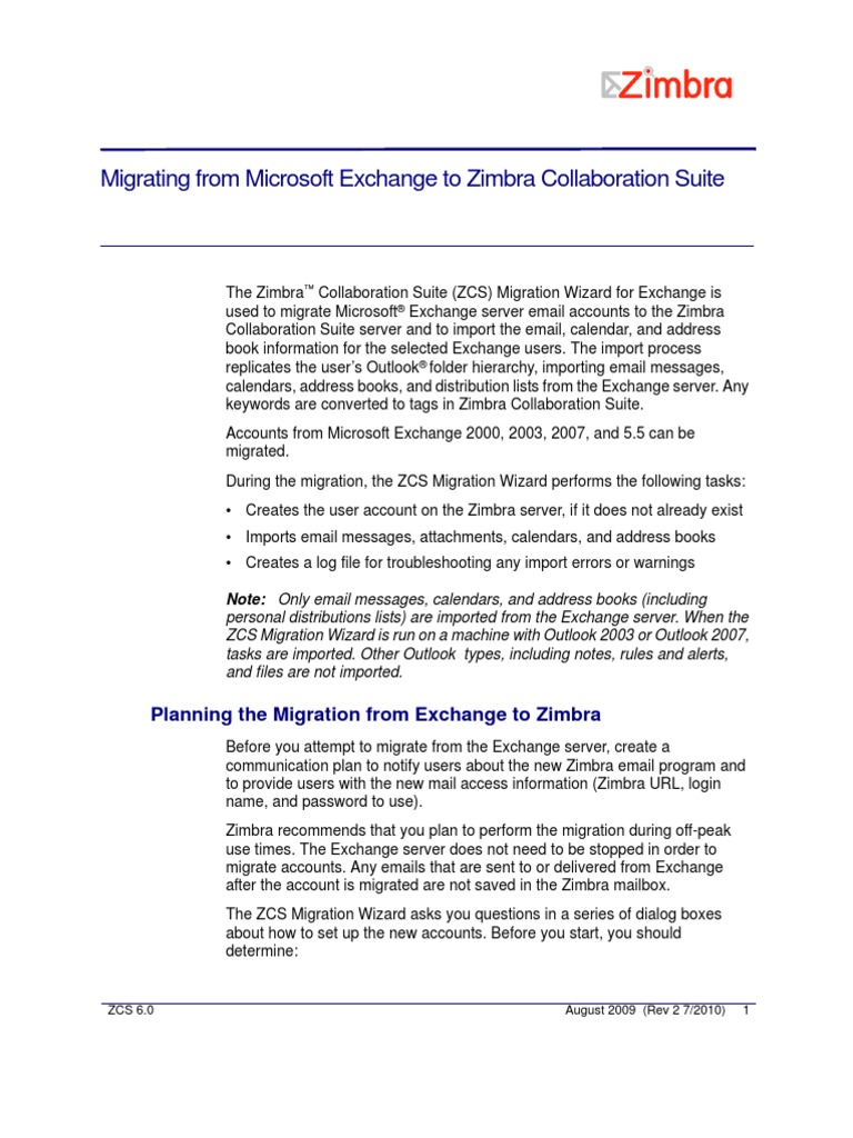 Exchange Migration Wizard | PDF | Microsoft Exchange Server | Microsoft ...
