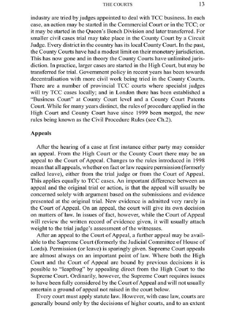 John Uff - Construction Law - 11th Edition 2013 63 | PDF | Appeal ...