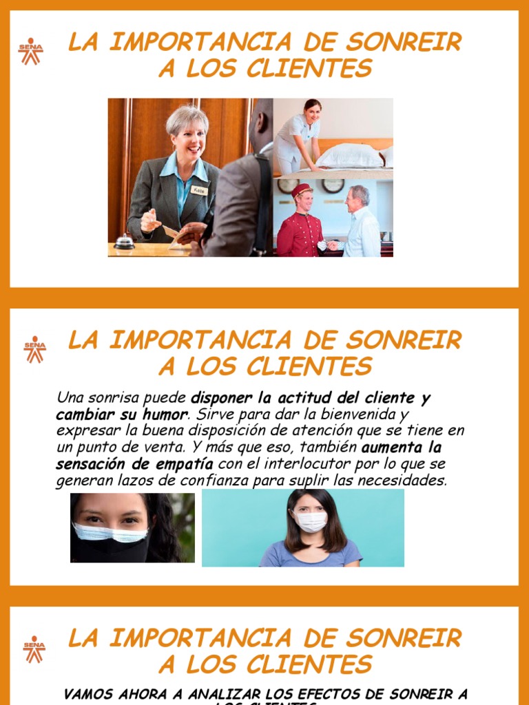 La Importancia de Sonreir A Los Clientes | PDF | Cliente | Marketing