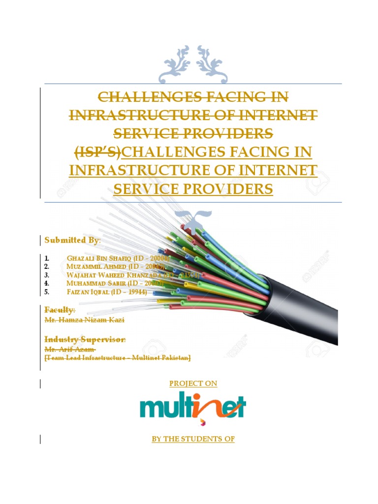 ISP Infrastructure Challenges in Pakistan | PDF | Geographic ...