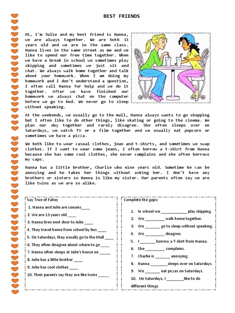 Best Friends | PDF | Leisure