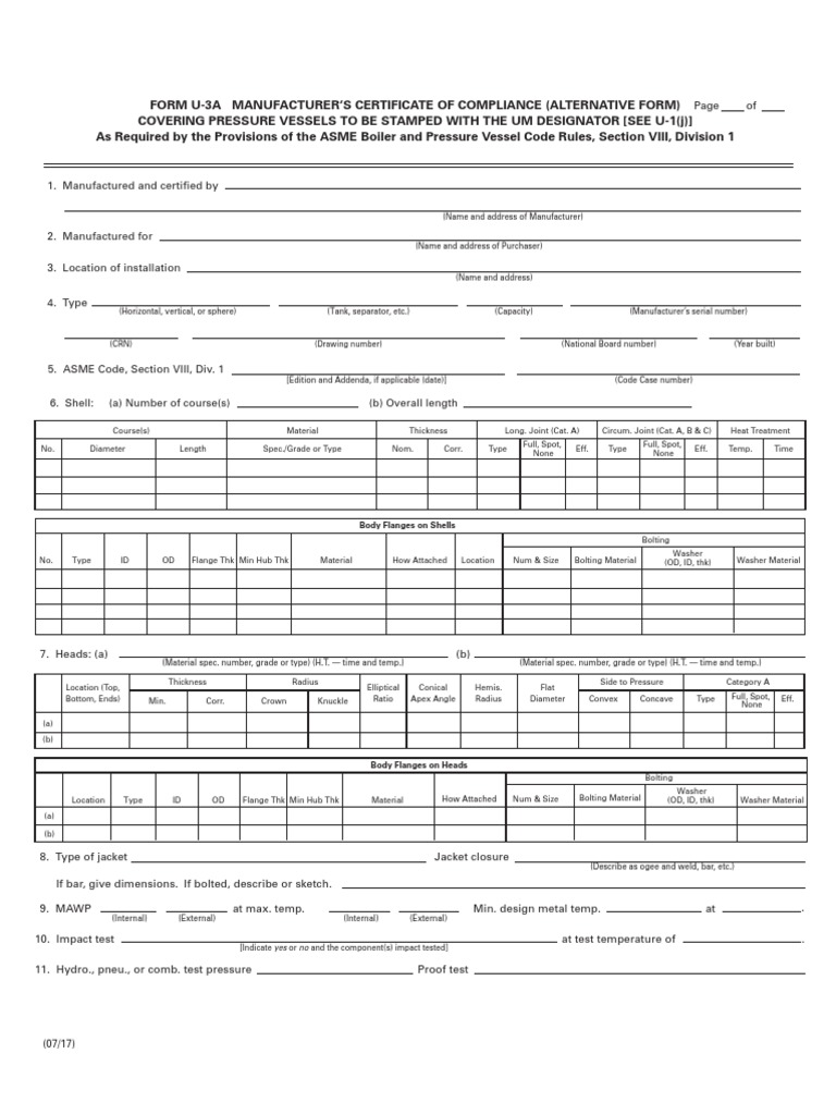 Body Flanges On Shells | PDF | Manufactured Goods | Gas Technologies