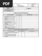 Check List Pulidor de Corte | PDF