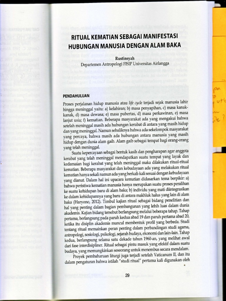 Ritual Kematian dan Alam Baka | PDF | Ilmu Sosial