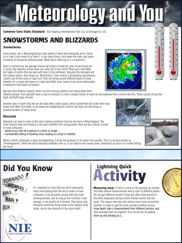 Snowstorms | PDF | Blizzards | Winter Storm