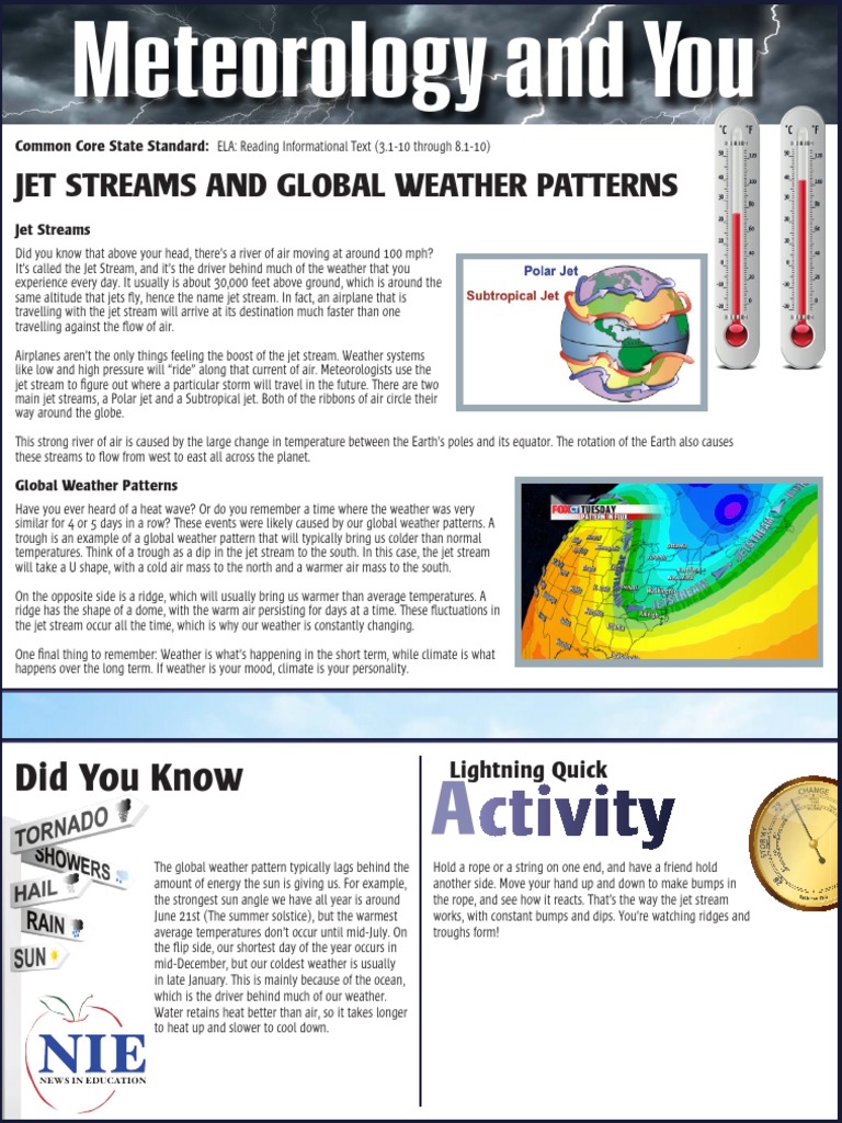 Did You Know: Jet Streams and Global Weather Patterns | PDF | Jet ...