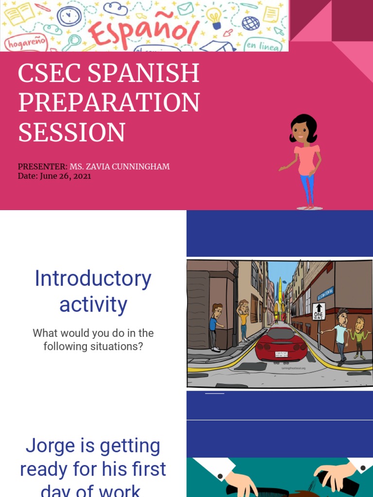Directed Situations in Spanish Exam Prep | PDF | Grammar | Cognitive ...