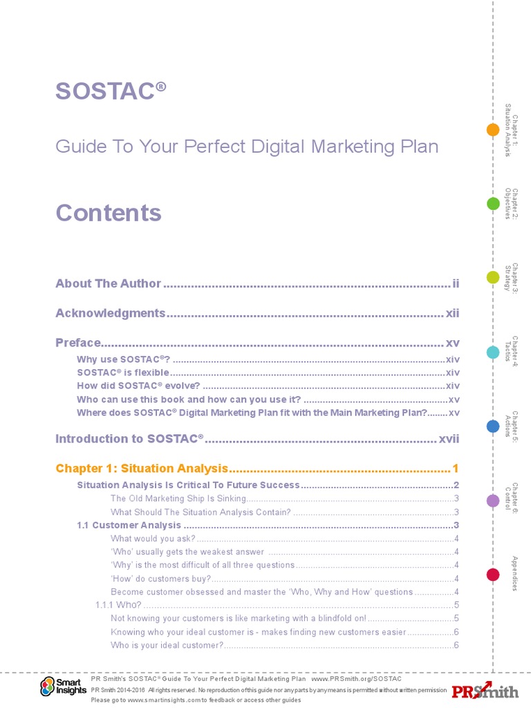 Sostac: Guide To Your Perfect Digital Marketing Plan | PDF | Digital ...