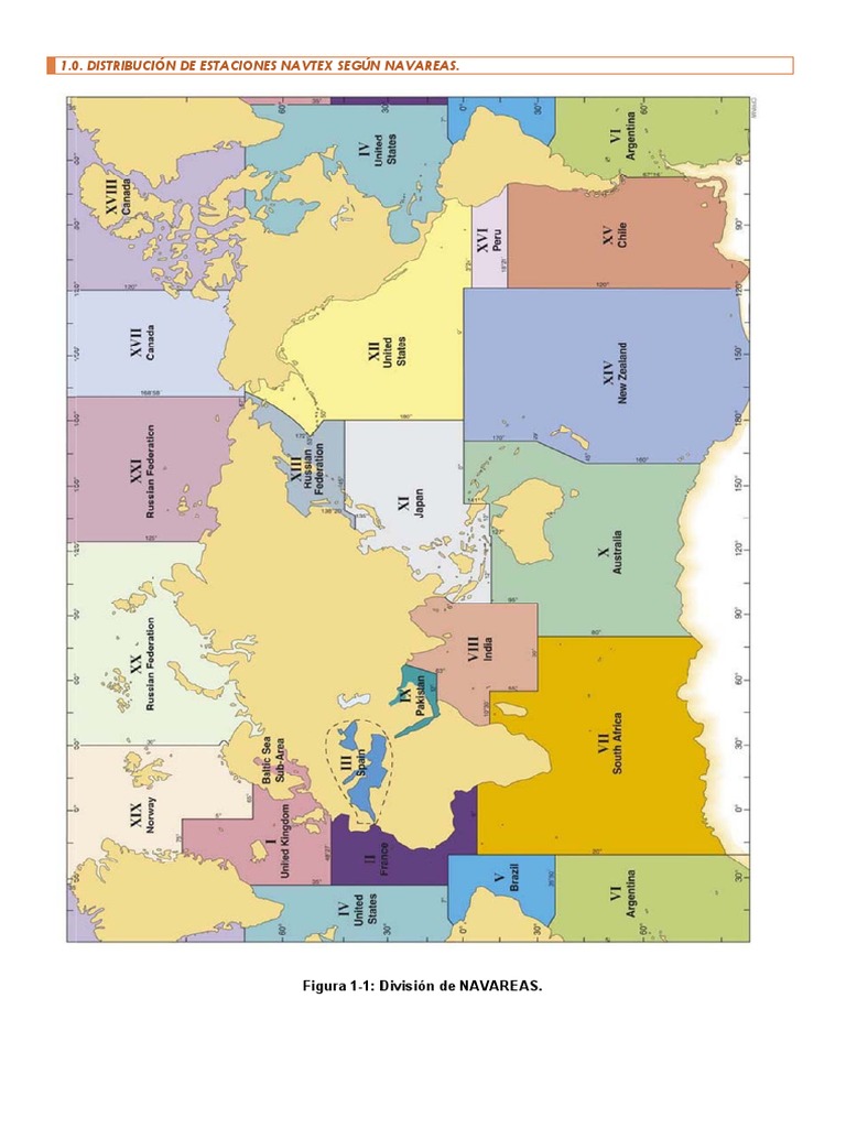 NAVTEX, Actualizacion de NAVAREAS y Estaciones | PDF | Navegación ...