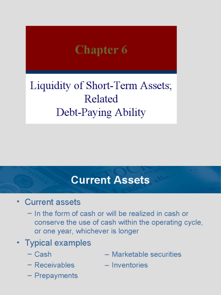 Liquidity of Short-Term Assets Related Debt-Paying Ability | Download ...