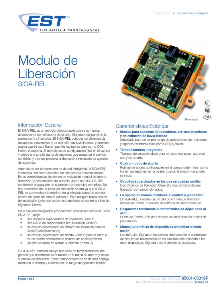 0531SP Modulo de Liberacion SIGA REL | PDF | Sistema de rociadores ...