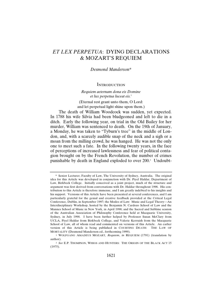 Dying Declaration | PDF | Hearsay | Evidence (Law)