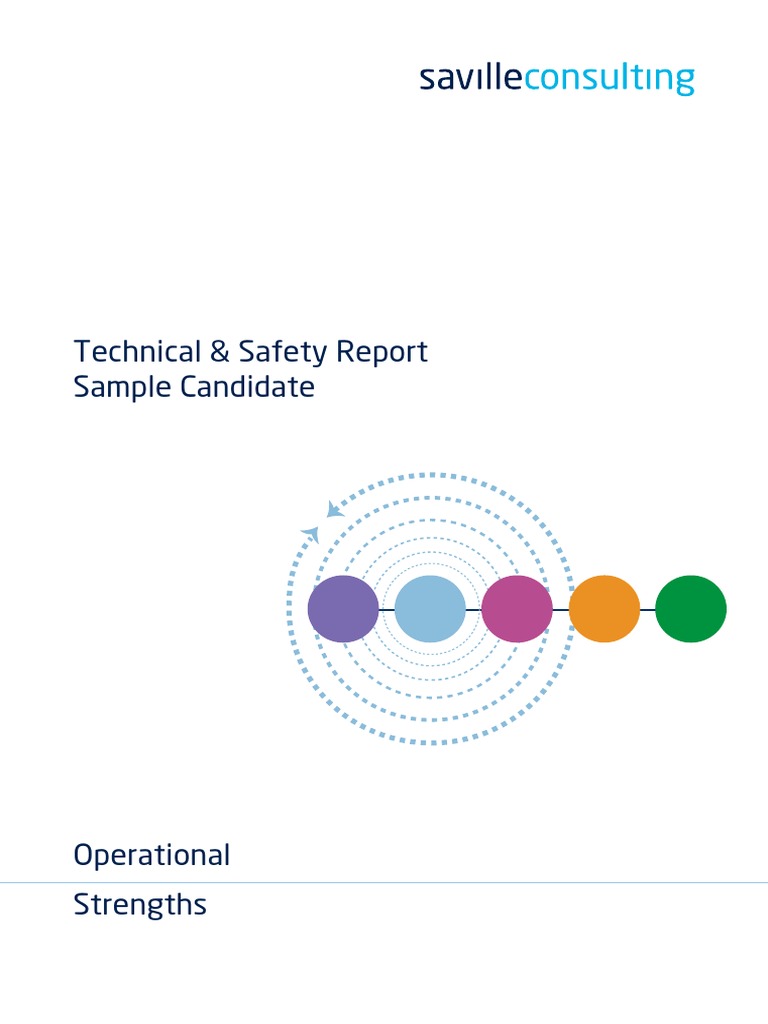Technical & Safety Report Sample Candidate | PDF | Self Report Study ...