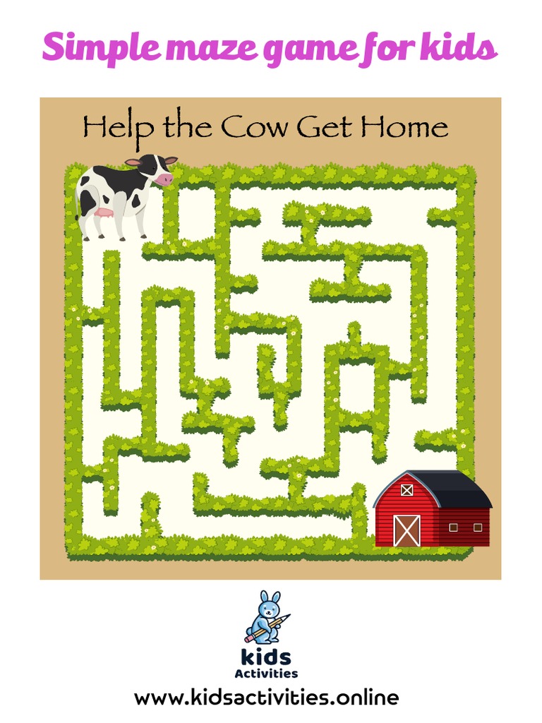 Easy Mazes For Kids Easy Mazes For Kids: Simple And Easy Maze