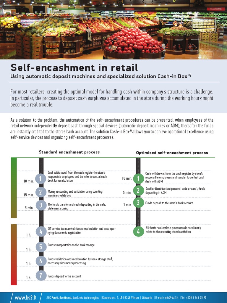 Self-Encashment in Retail: Using Automatic Deposit Machines and ...