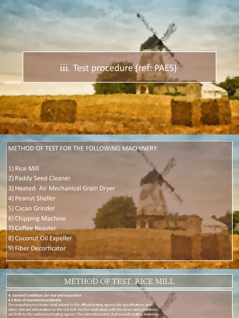 6b. Rice and Other Crop Processing Machinery | PDF | Clothes Dryer ...