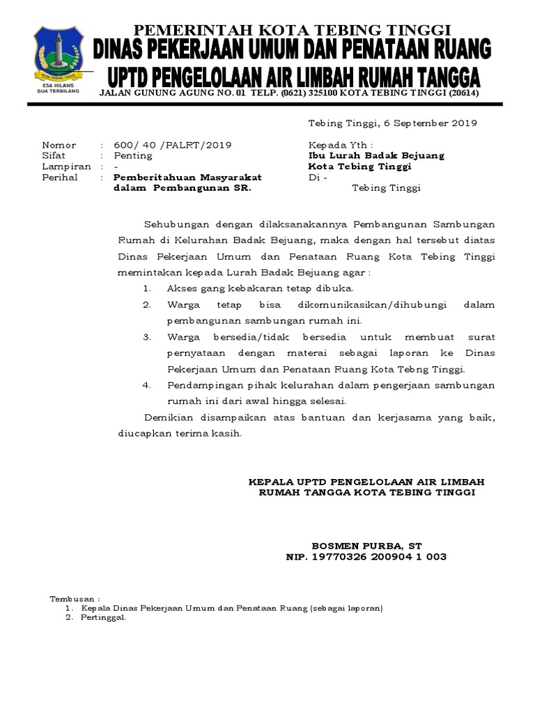 Kop Surat Uptd | PDF