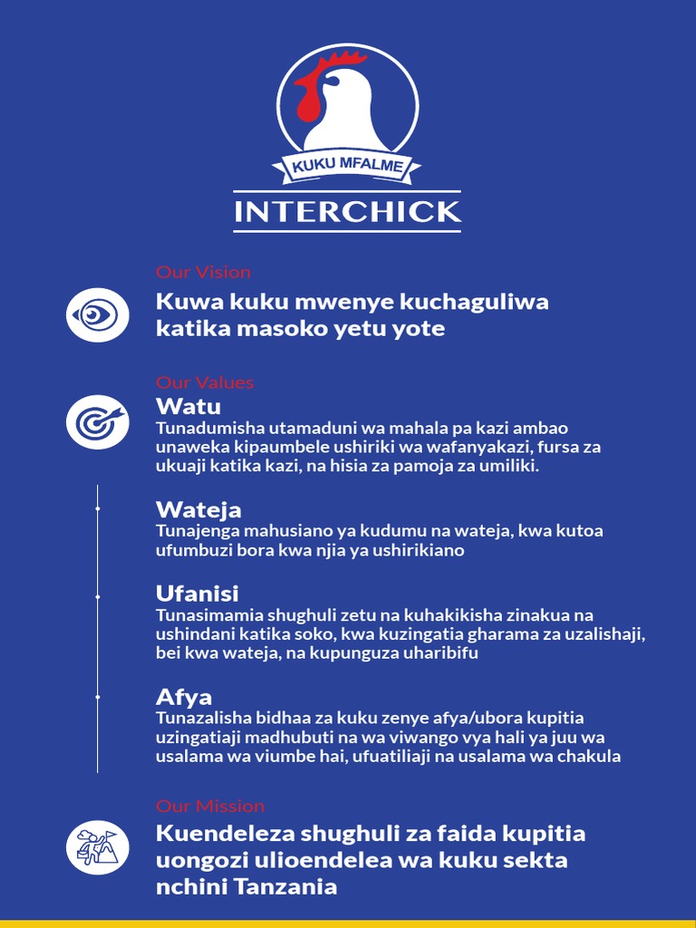 Interchick Swahili Version. | PDF
