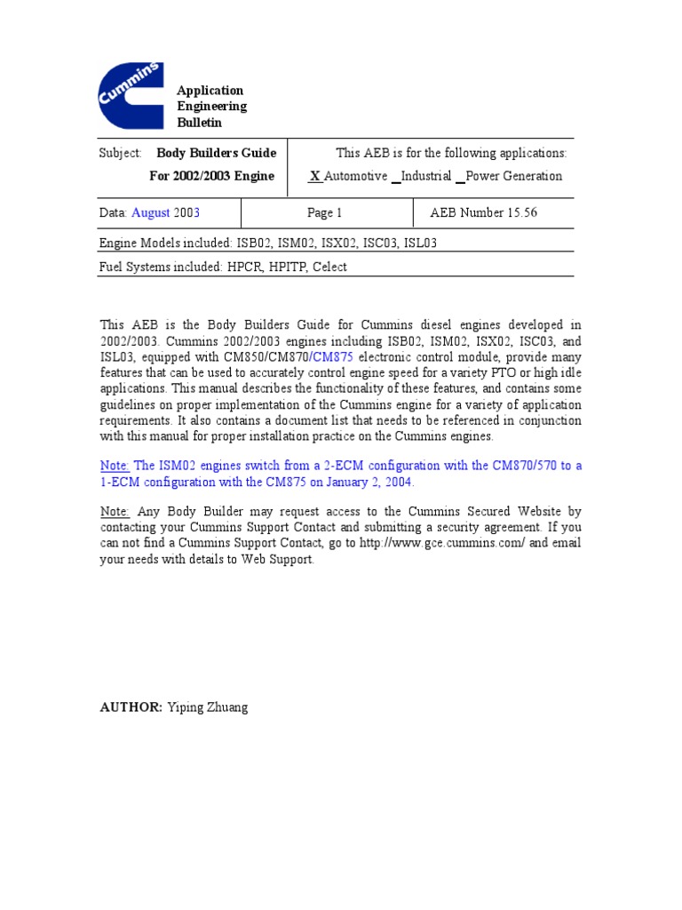 2002 Body Builder Guide | Download Free PDF | Transmission (Mechanics ...