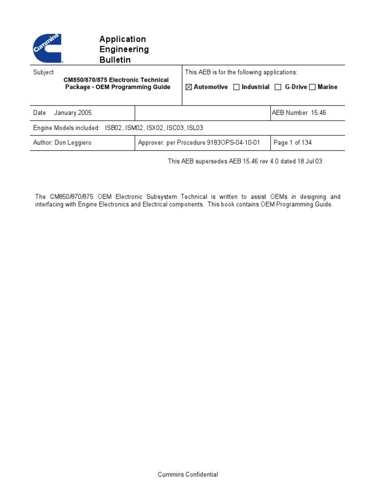 CM850 870 875 Programming Guide | PDF | Transmission (Mechanics) | Gear
