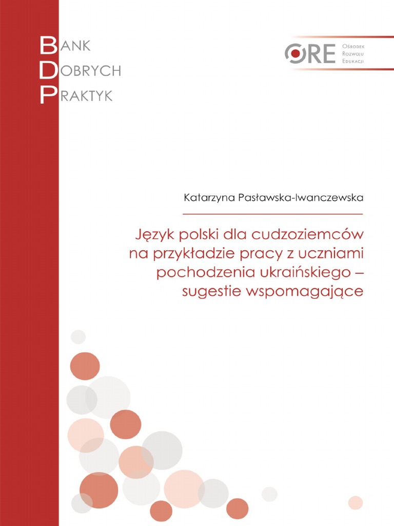 K Paslawska-Iwanczewska Jez Polski Dla Cudzoziemcow | PDF