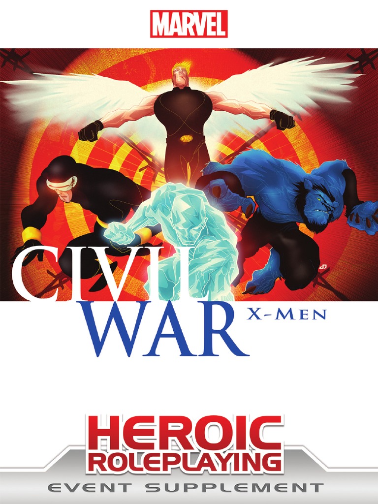 Marvel Heroic RPG - Civil War - X-Men | PDF | Superhero Fiction ...