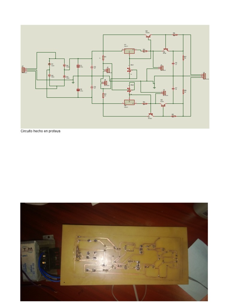 Circuito Hecho en Proteus | PDF