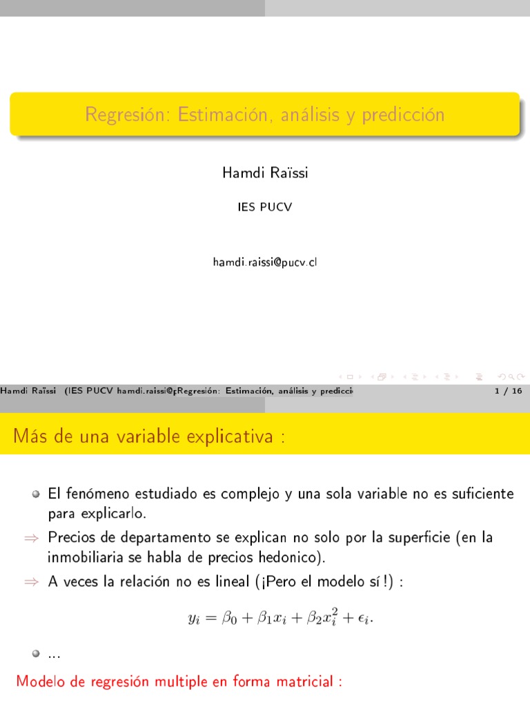 Estimacion y Prediccion | PDF | Mínimos cuadrados ordinarios | Métodos matemáticos y ...