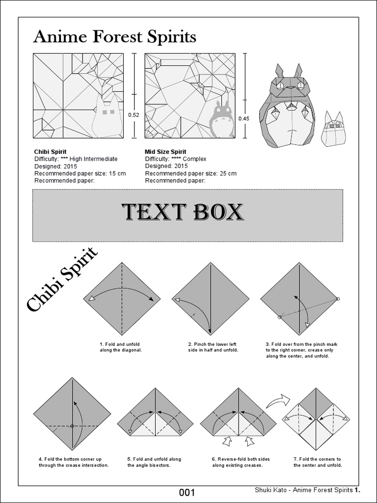 Origami Totoros Combined (Shuki Kato) | PDF | Leisure