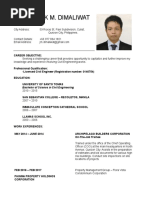 Oabel, Kristian Jerome - Resume | PDF | Business