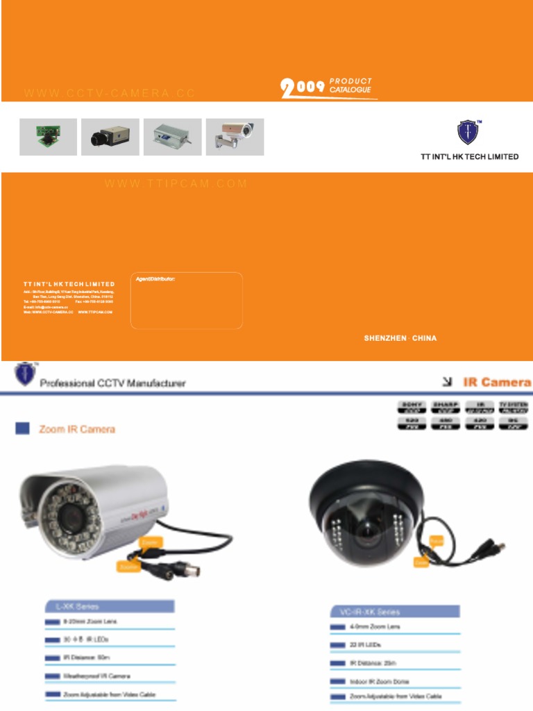 Product Catalogue: TT Int'L HK T Ech Limited | PDF