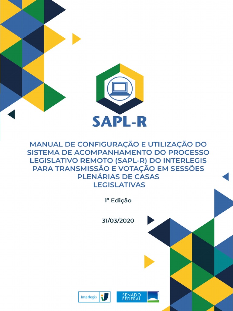 Manual SAPL-R OFICIAL | PDF | Era da Informação | Programas