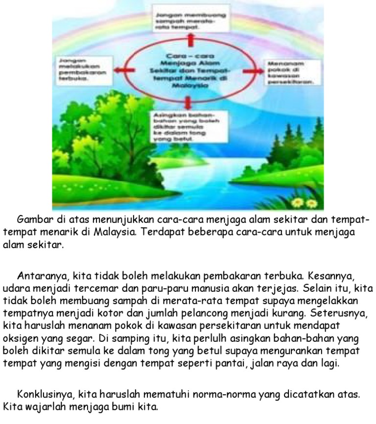 Cara-Cara Menjaga Alam Sekitar | PDF