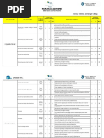 Storage Racking Risk Assessment | PDF | Risk | Safety